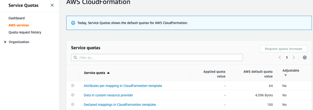 AWS resource limits & managing them during deployment