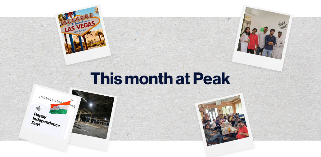 This month at Peak: August 2021 - Peak